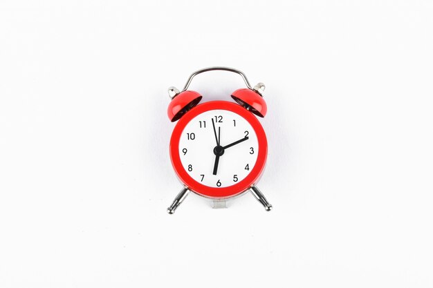 Premium Photo | Red retro alarm clock on white. round red alarm clock ... Premium Photo | Red retro alarm clock on white. round red alarm clock ...