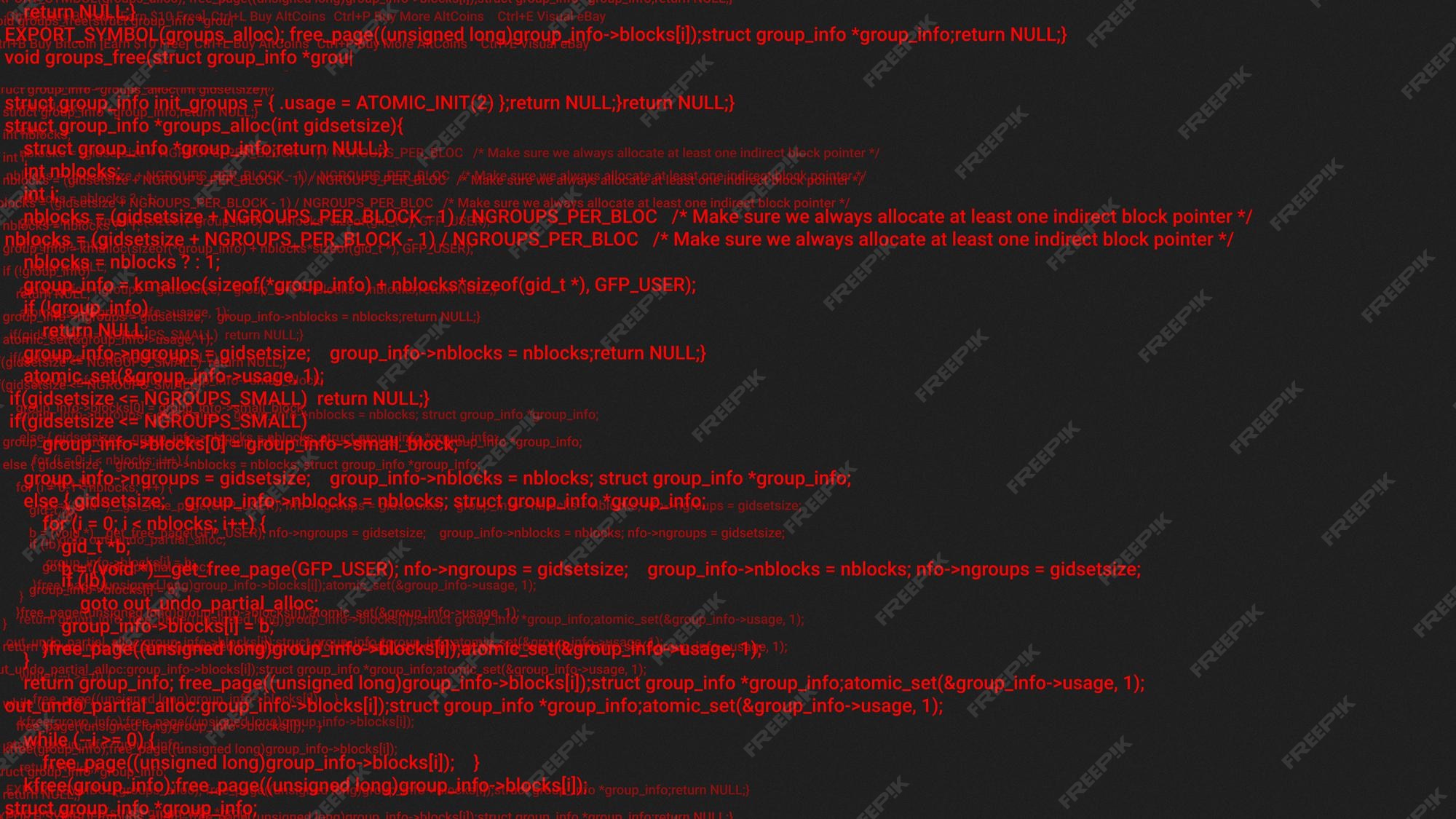 Premium Photo Red Screen Coding Hacker Concept Animation With Glitch Programming Code Typing Error