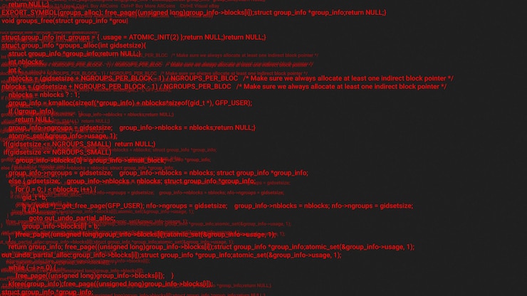 Premium Photo | Red screen coding hacker concept animation with glitch programming code typing error
