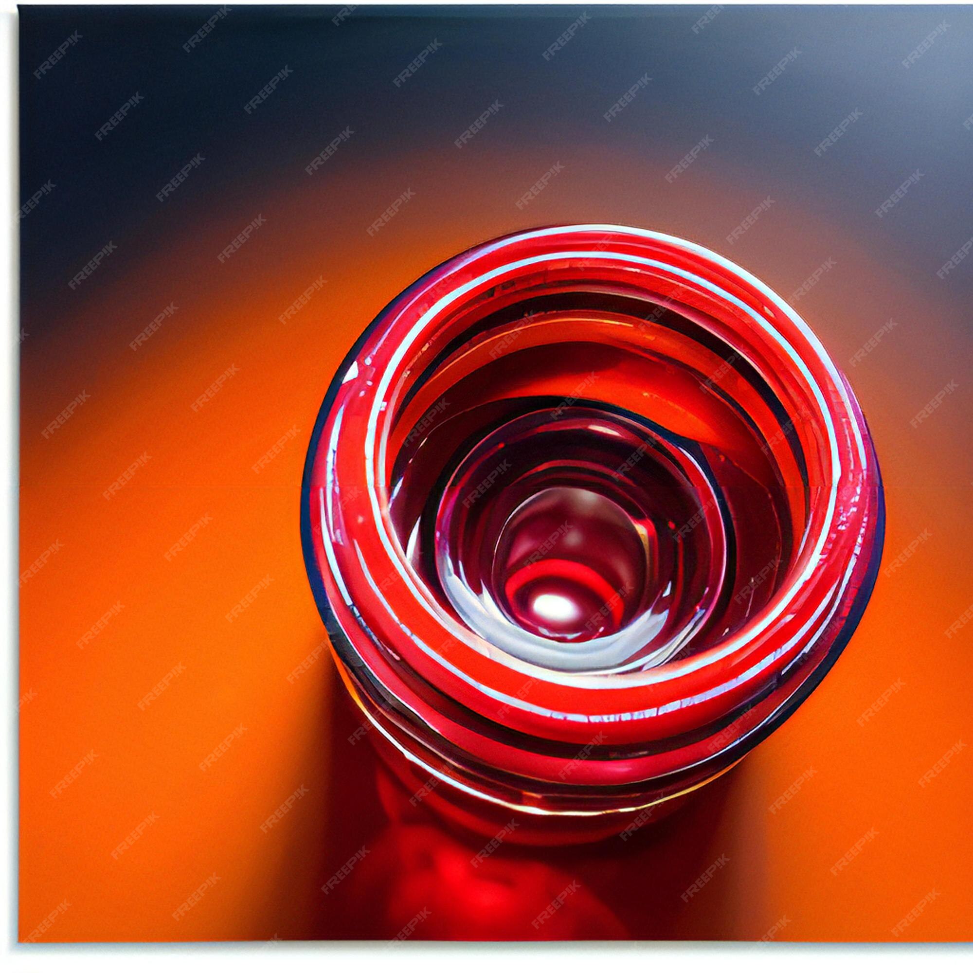 Premium Ai Image Red Wine In A Glass On A Black Background 3d Rendering