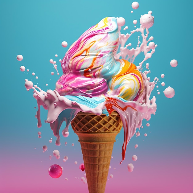Premium Photo Refreshing Summer Ice Cream Collection