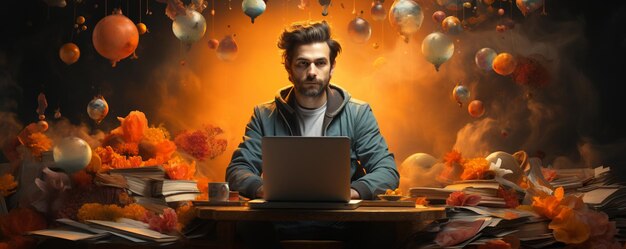 Premium Photo | Remote Work Time Management Techniques Background Premium Photo | Remote Work Time Management Techniques Background