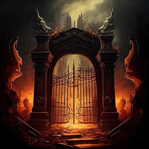 Gates Of Hell Background Gates Of Hell Background