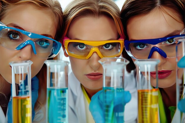 The research team of scientists is researching in the laboratory very ... The research team of scientists is researching in the laboratory very ...