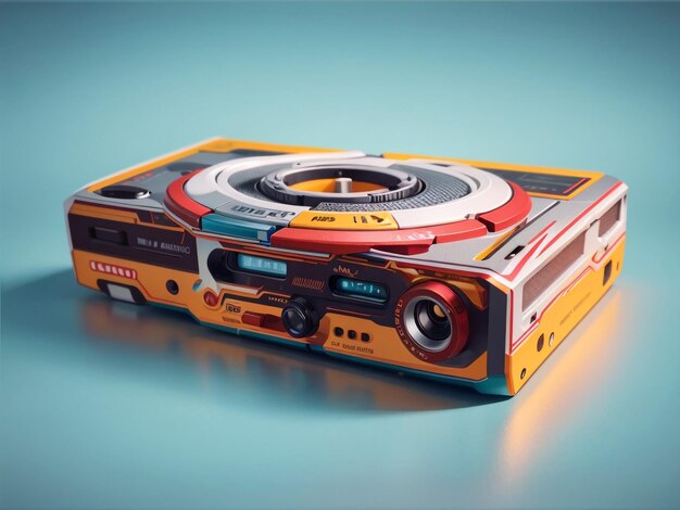 Premium Ai Image Retro Rewind Cassette Tape Nostalgia On Colorful Backgrounds