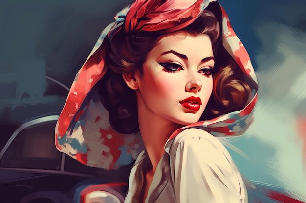 Premium AI Image | Ai tribe woman Premium AI Image | Ai tribe woman