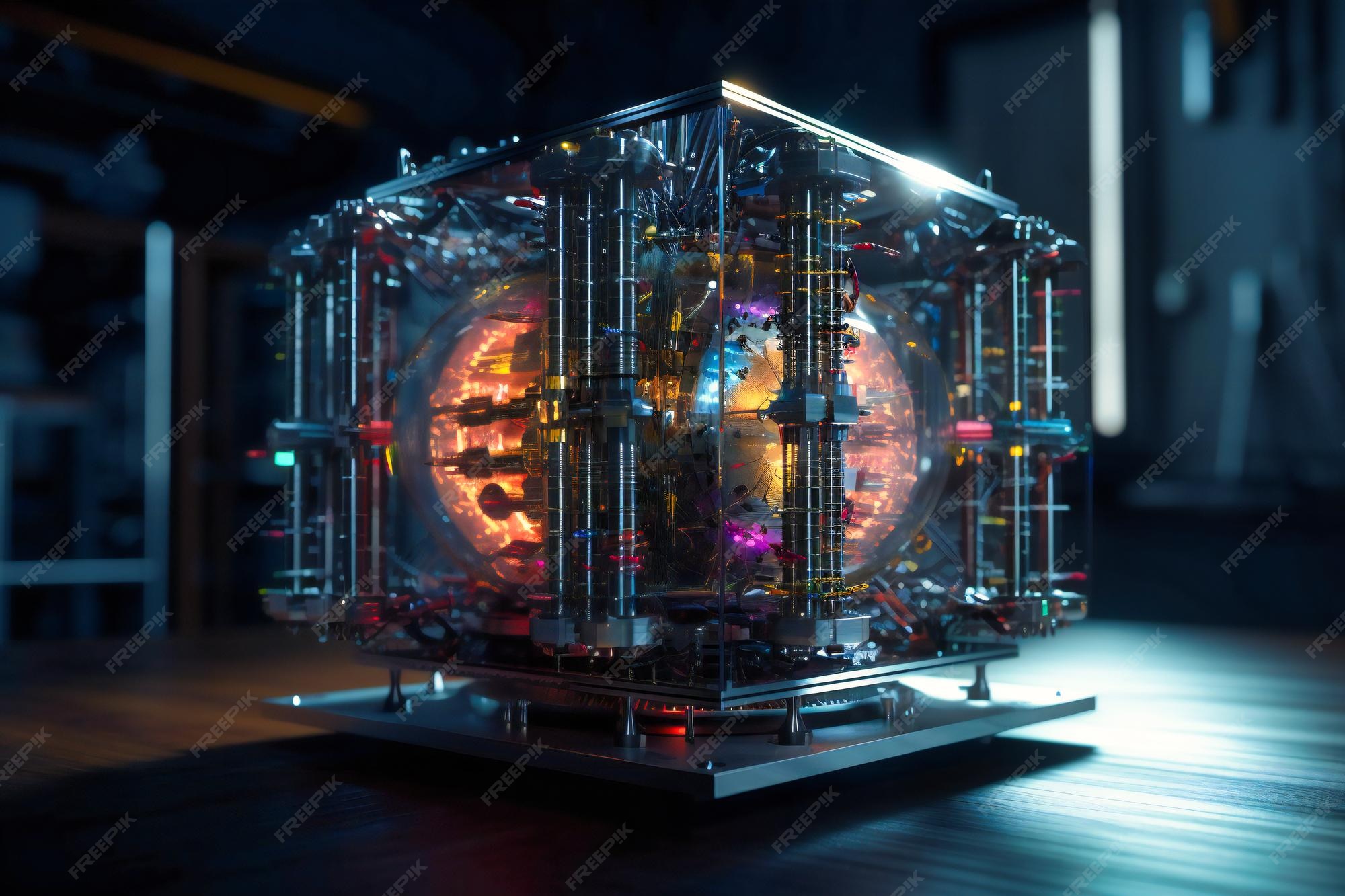 Premium Photo | Revolutionizing computing with qubits solving complex problems faster and more ...