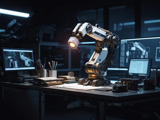 Premium AI Image | Revolutionizing Industrial Robotics Inside Design ... Premium AI Image | Revolutionizing Industrial Robotics Inside Design ...