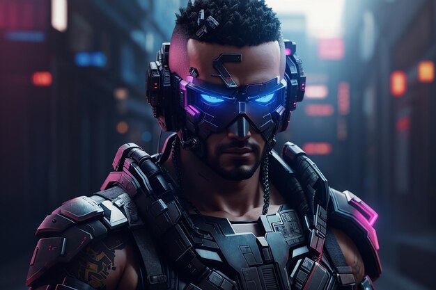 Premium AI Image | the rise of humanoids with advanced headgear Premium AI Image | the rise of humanoids with advanced headgear