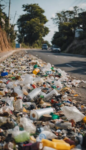 Premium Photo | Roadside Cleanup Initiatives Tackling Litter and ... Premium Photo | Roadside Cleanup Initiatives Tackling Litter and ...
