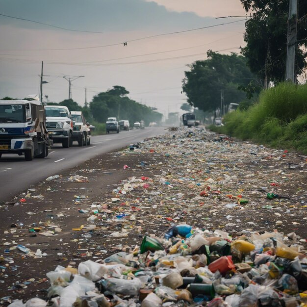 Premium Photo | Roadside Cleanup Initiatives Tackling Litter and ... Premium Photo | Roadside Cleanup Initiatives Tackling Litter and ...