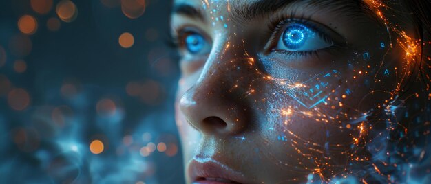 Premium Photo Robot Ai Artificial Intelligence Man Using Technology