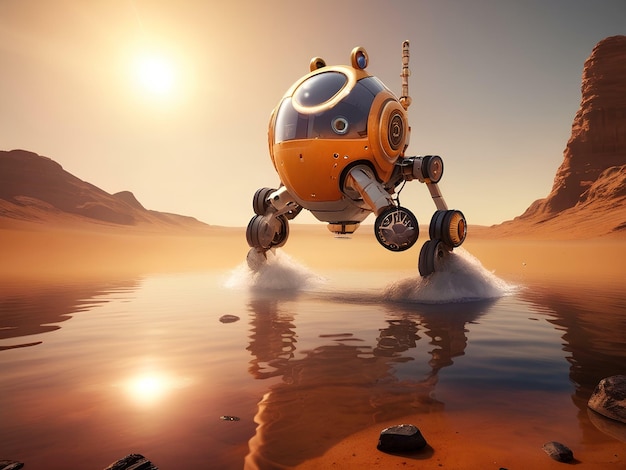 Premium Photo | Robot exploring the planet mars 13 Premium Photo | Robot exploring the planet mars 13