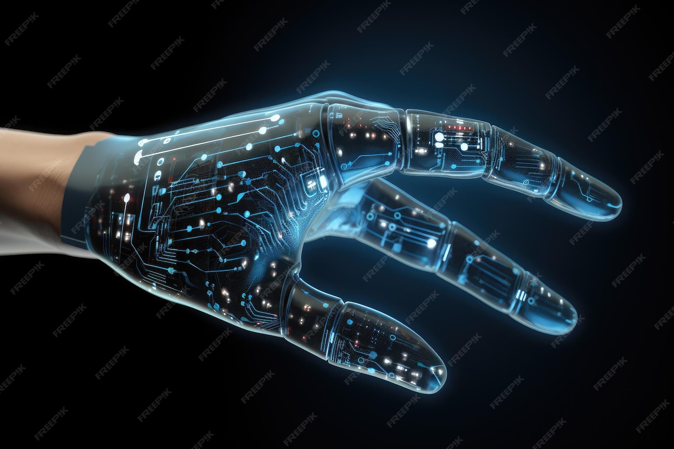 Premium Photo | Robot Hand With Circuit Board A Futuristic Mechanism for Advanced Robotics View ...