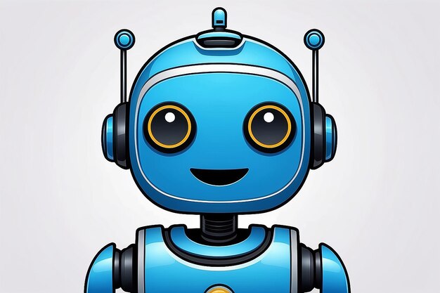 Premium Photo | Robot icon Chatbot icon Cute smiling bot Premium Photo | Robot icon Chatbot icon Cute smiling bot