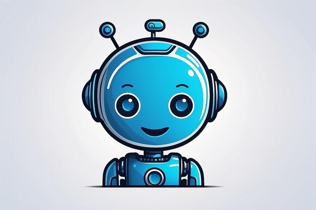 Premium Photo | Robot icon Chatbot icon Cute smiling bot Premium Photo | Robot icon Chatbot icon Cute smiling bot