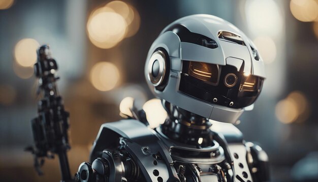Premium Photo | Robot training Robot close up Premium Photo | Robot training Robot close up