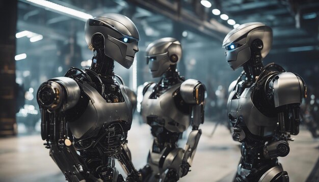 Premium Photo | Robot training Robot close up Premium Photo | Robot training Robot close up