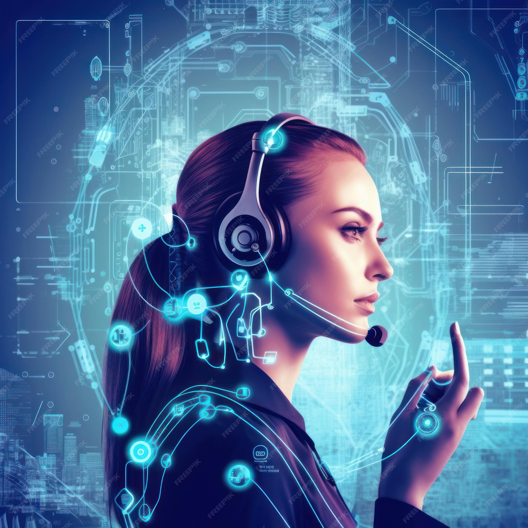 Premium Ai Image Robot Virtual Assistant Robot Writing A Robot Chatbot Business Ai Coder