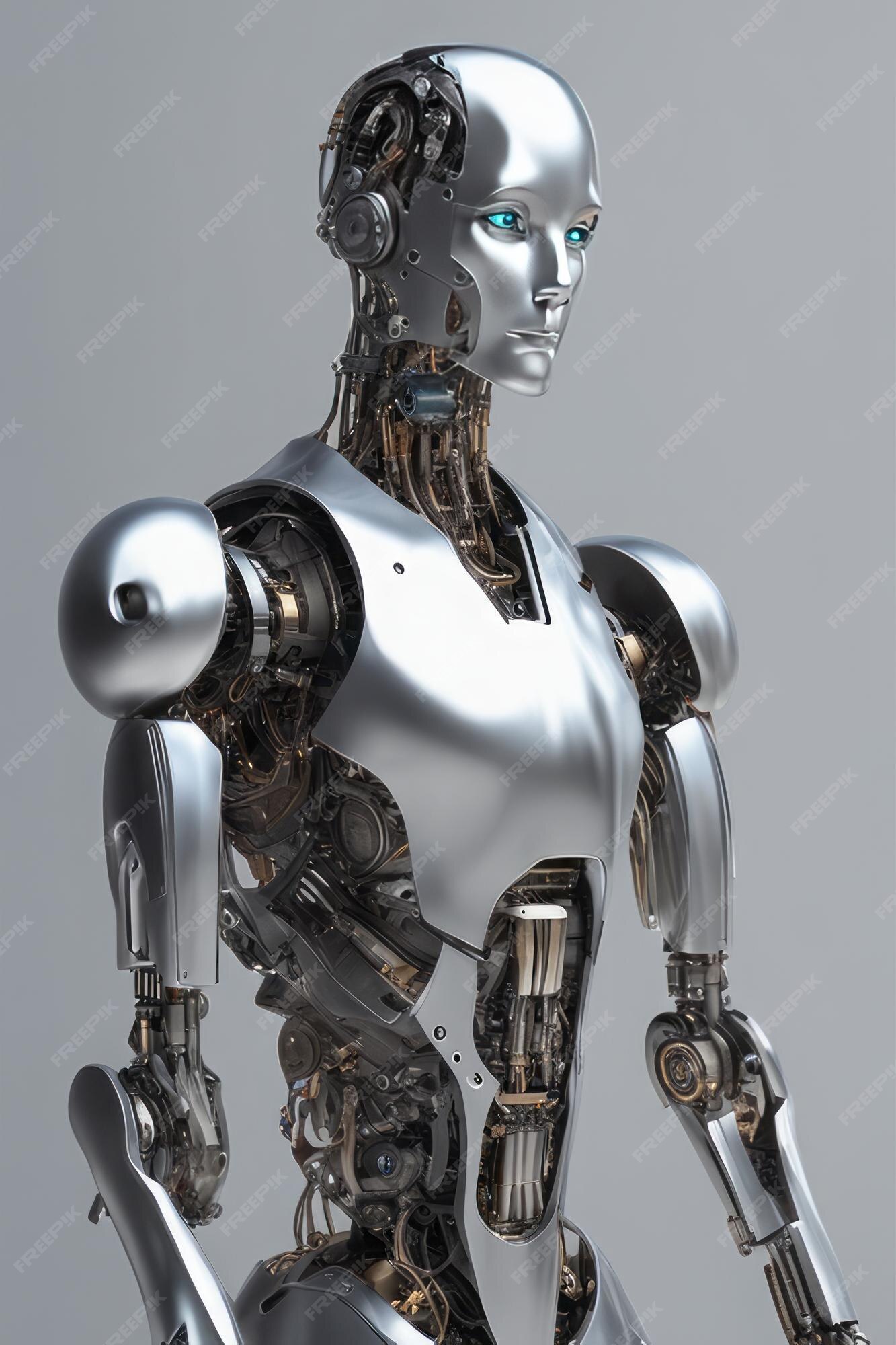 Premium Ai Image Robot With Cyborg 3d Renderingrobot With Cyborg 3d Rendering3d Rendering Of