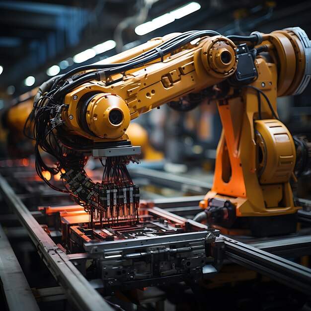 Premium Photo | Robotics Arm Automation AI generated Premium Photo | Robotics Arm Automation AI generated