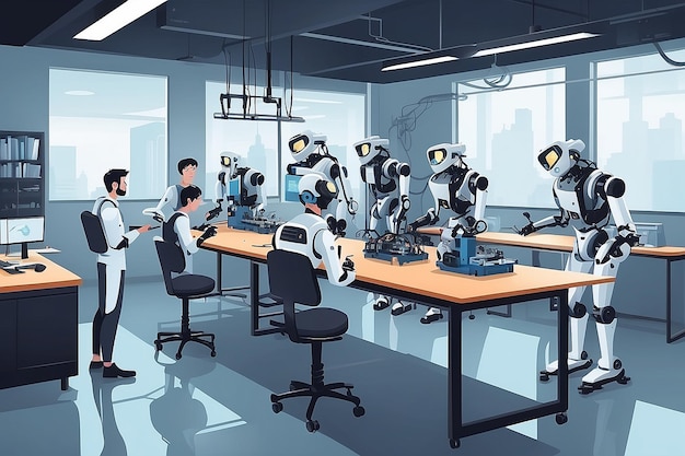 Premium Photo | Robotics Lab Innovation Students Assembling and Testing ... Premium Photo | Robotics Lab Innovation Students Assembling and Testing ...