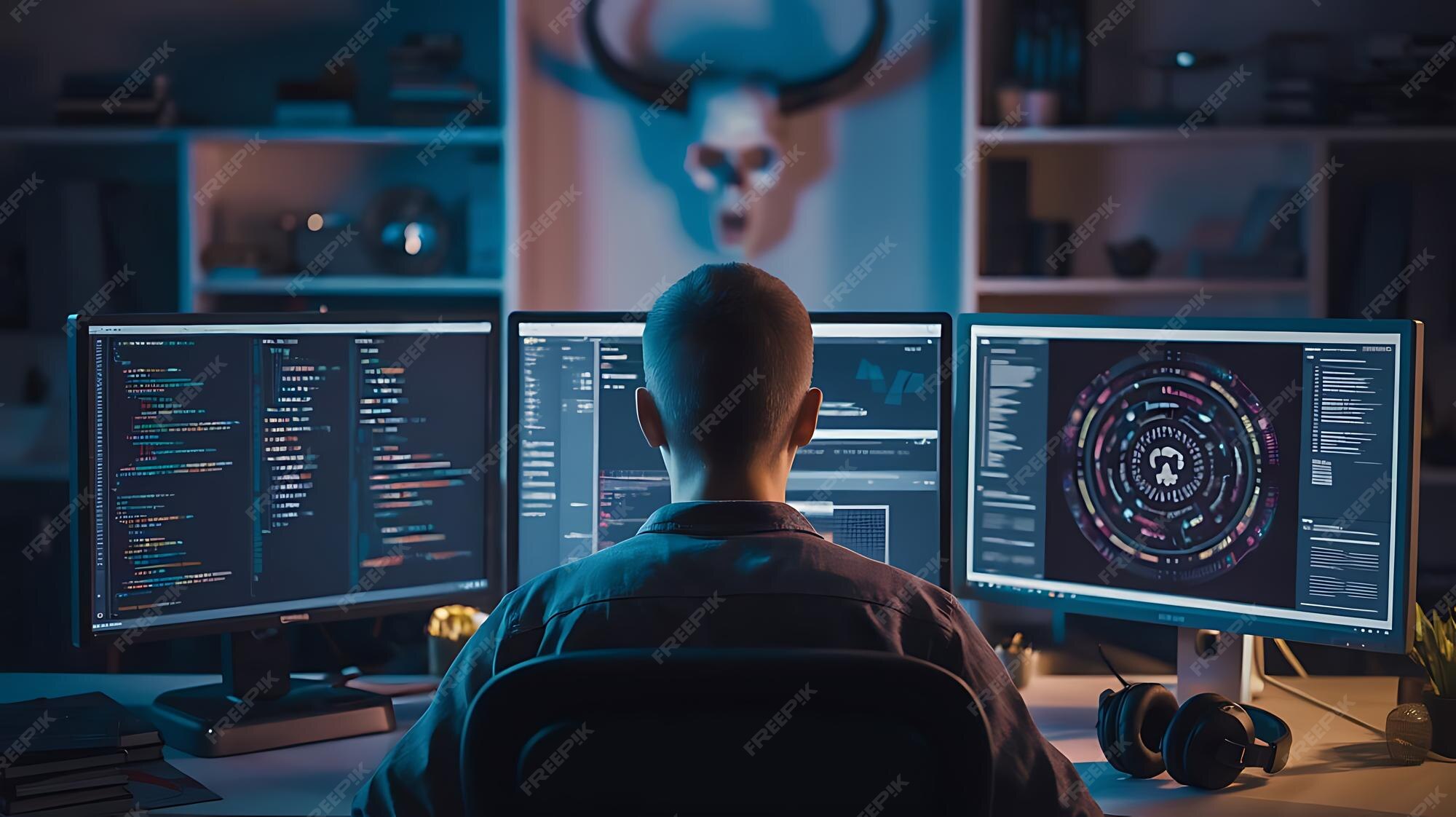 A Rogue Computer Scientist Hacker Uses Ai To Create A Script That