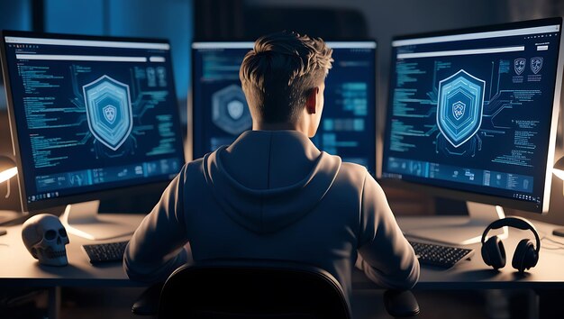 A Rogue Computer Scientist Hacker Uses Ai To Create A Script That