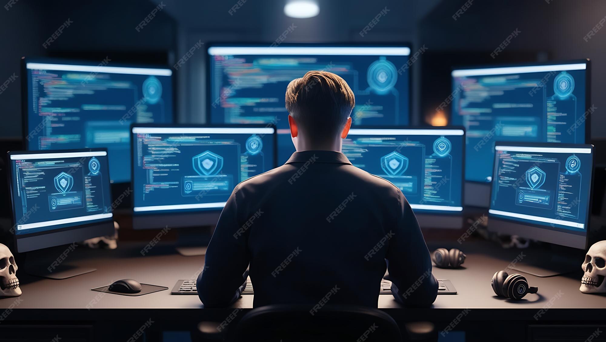 A Rogue Computer Scientist Hacker Uses Ai To Create A Script That