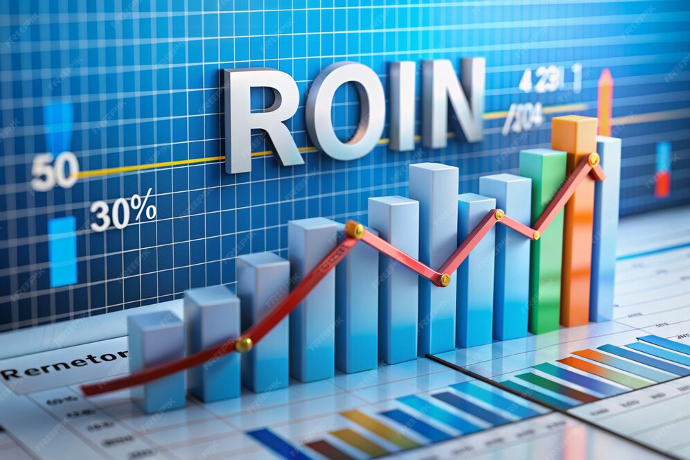 ROI Bar Chart Maximizing Return on Investment | Premium AI-generated image ROI Bar Chart Maximizing Return on Investment | Premium AI-generated image