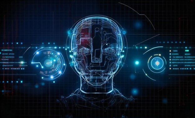 Premium Photo | The role of artificial intelligence and machine ... Premium Photo | The role of artificial intelligence and machine ...