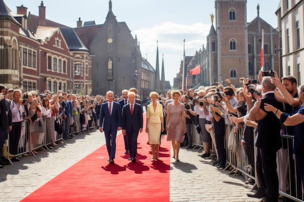 Premium Photo | Royal Visit King Albert II and Queen Paola of Belgium ... Premium Photo | Royal Visit King Albert II and Queen Paola of Belgium ...