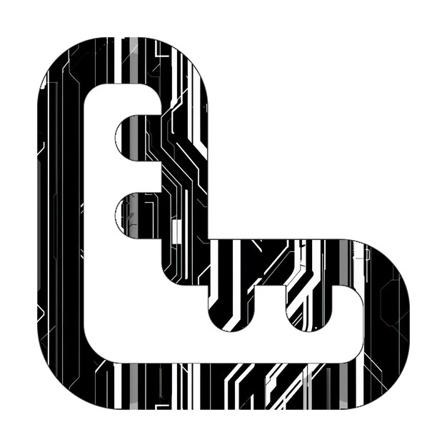 Premium Photo | Ruler combined icon black white technology texture Premium Photo | Ruler combined icon black white technology texture