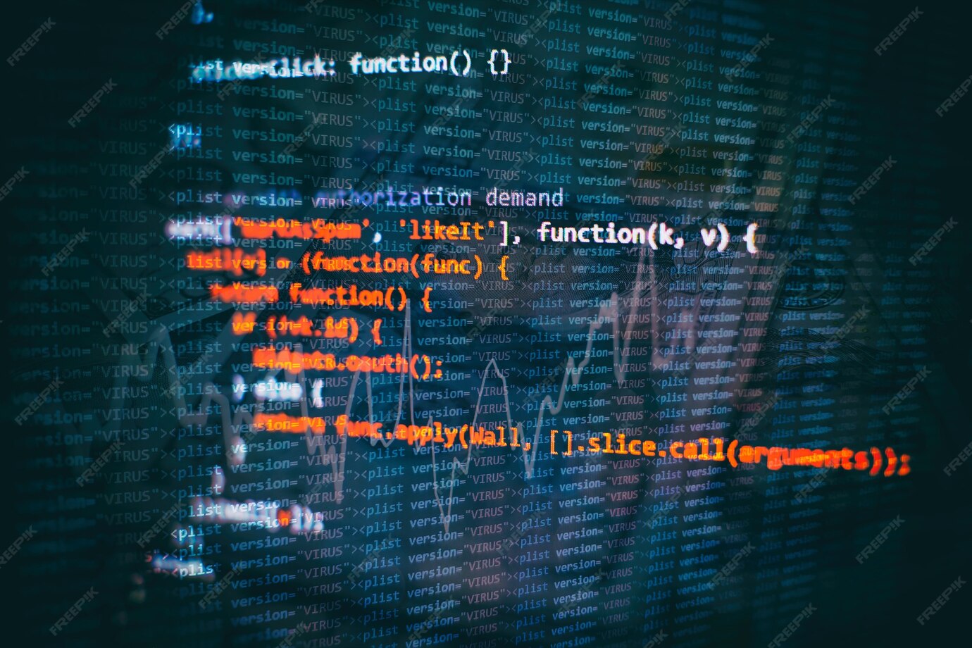 Premium Photo | Running computer data / www programming. coding script ...