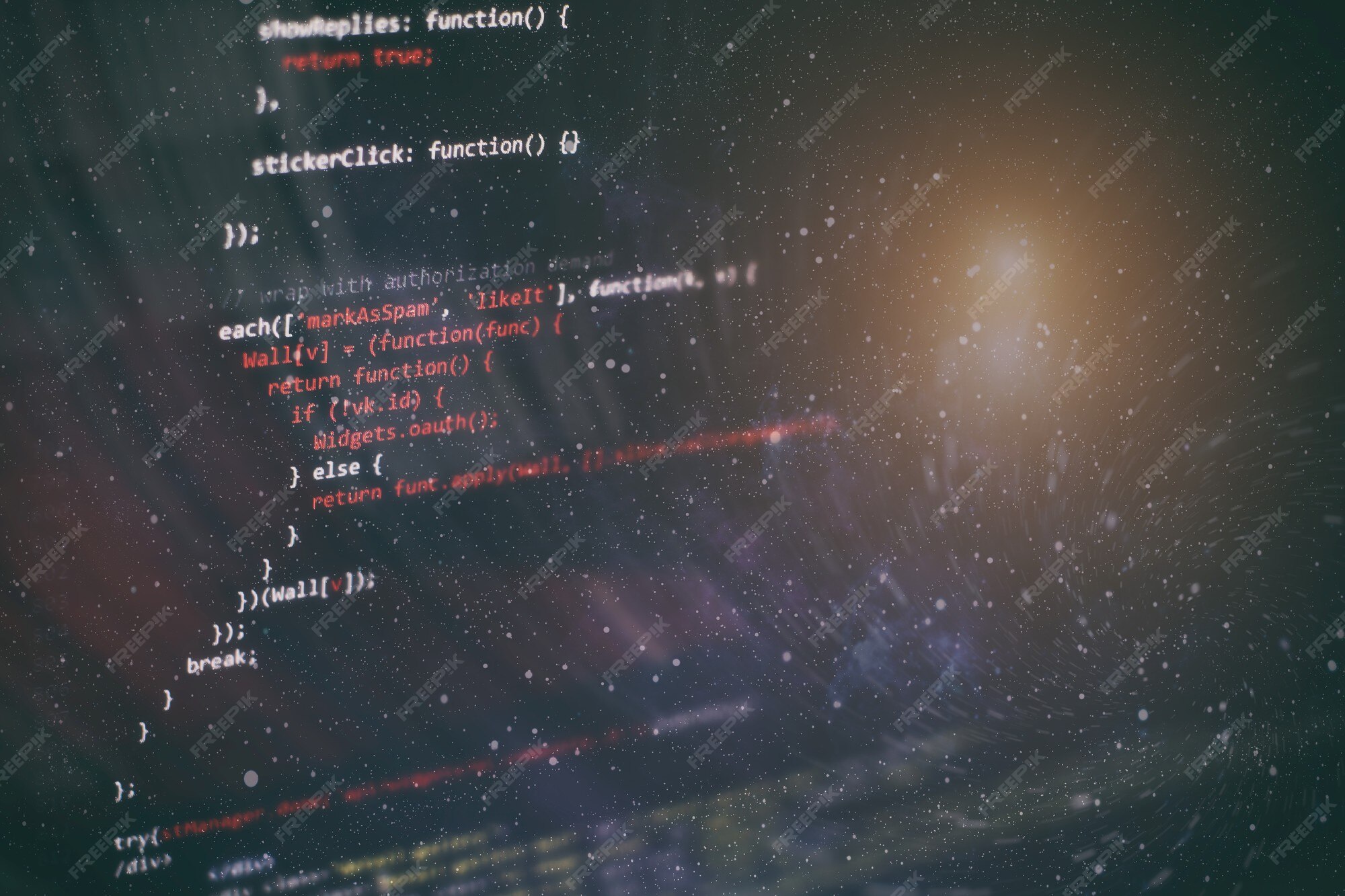 Premium Photo | Running Computer data / WWW programming. Coding script ...