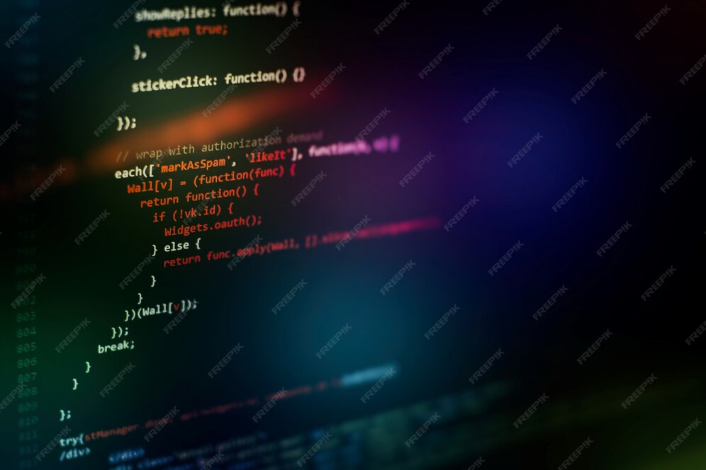 Premium Photo | Running computer data / www programming. coding script ...