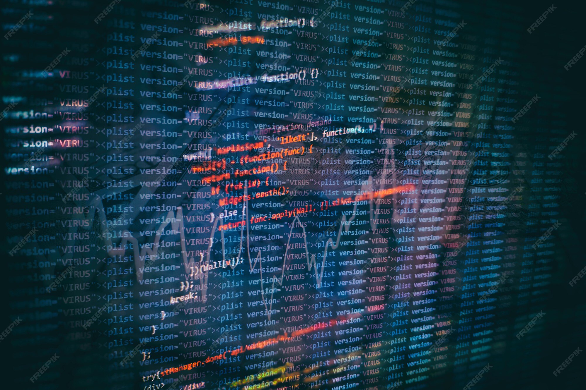 Premium Photo | Running computer data / www programming. coding script text on screen. notebook ...