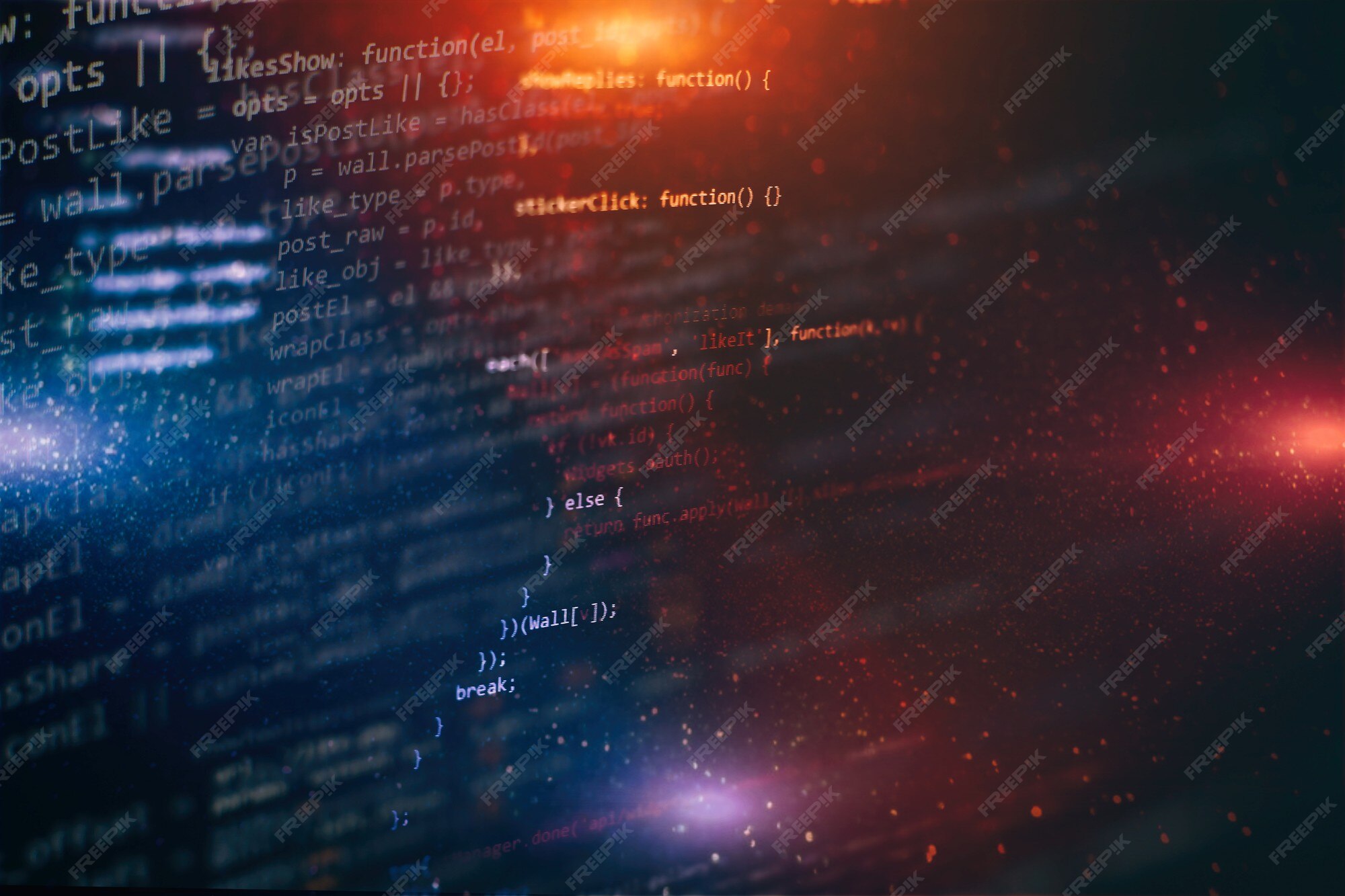 Premium Photo | Running computer data / www programming. coding script ...