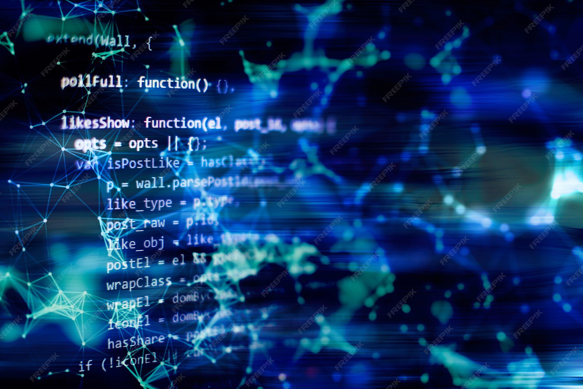 Premium Photo | Running computer data / www programming. web programming functions on laptop on ...