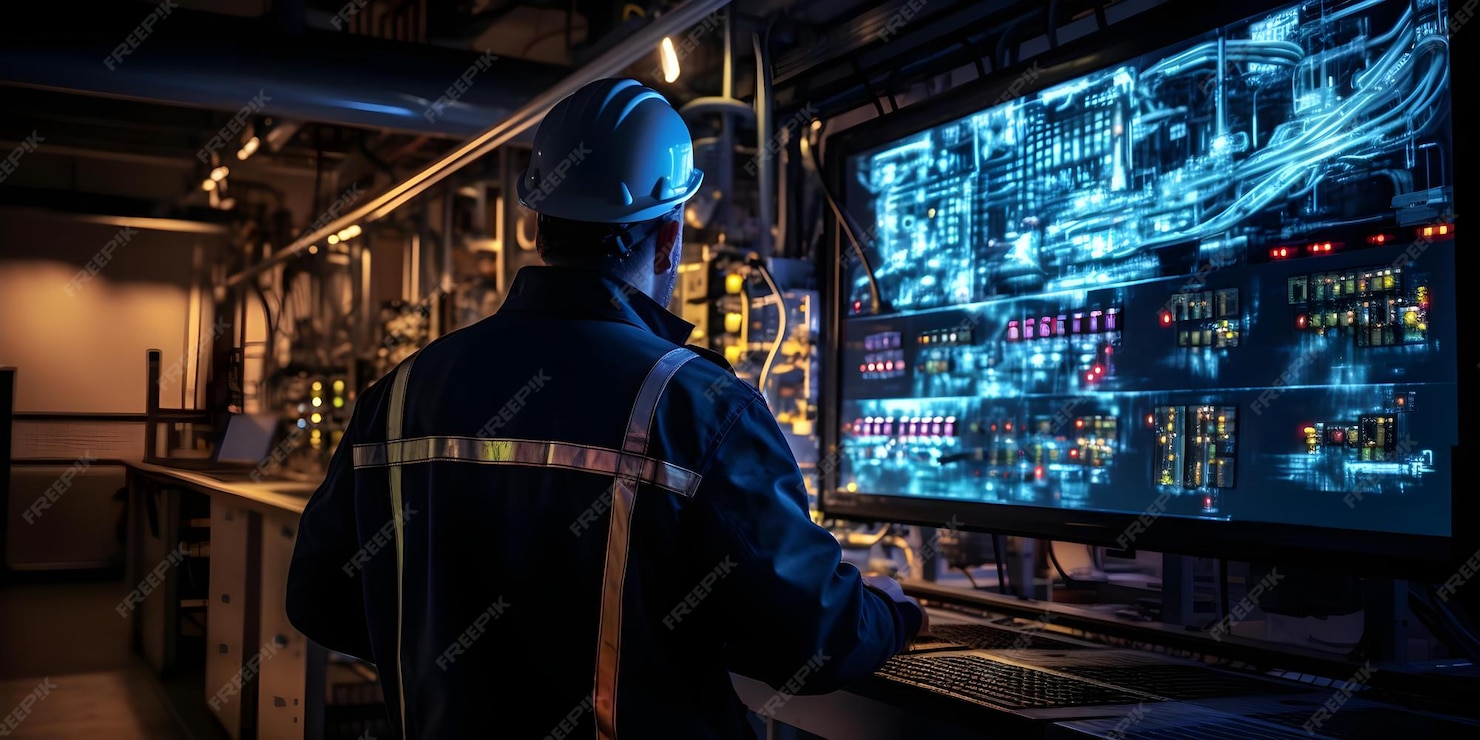 Premium Photo | SCADA engineers require skills in programming data ...