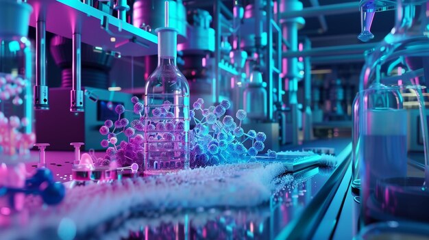 A scene exploring nanoscale materials and devices in a laboratory ... A scene exploring nanoscale materials and devices in a laboratory ...