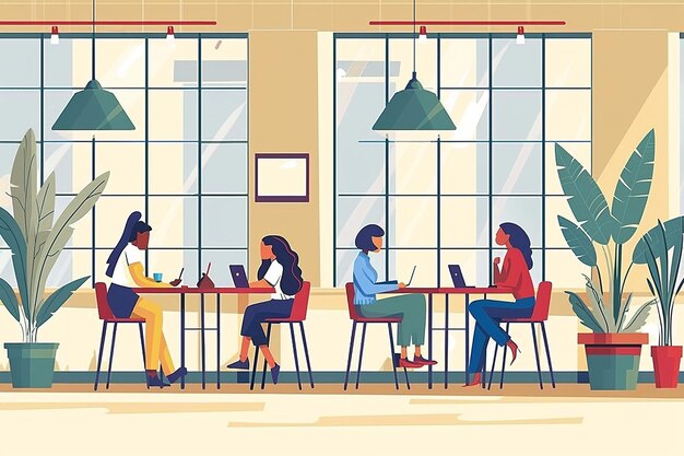 Premium Photo | Scenes of remote workers adapting to change Premium Photo | Scenes of remote workers adapting to change