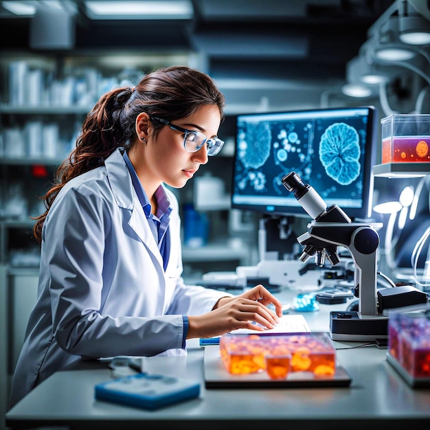 Premium Photo | A scientist conducting experiments Premium Photo | A scientist conducting experiments