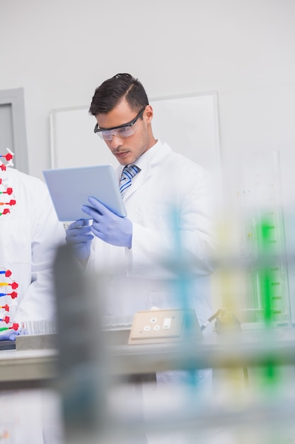 Premium Photo | Scientist using tablet pc Premium Photo | Scientist using tablet pc