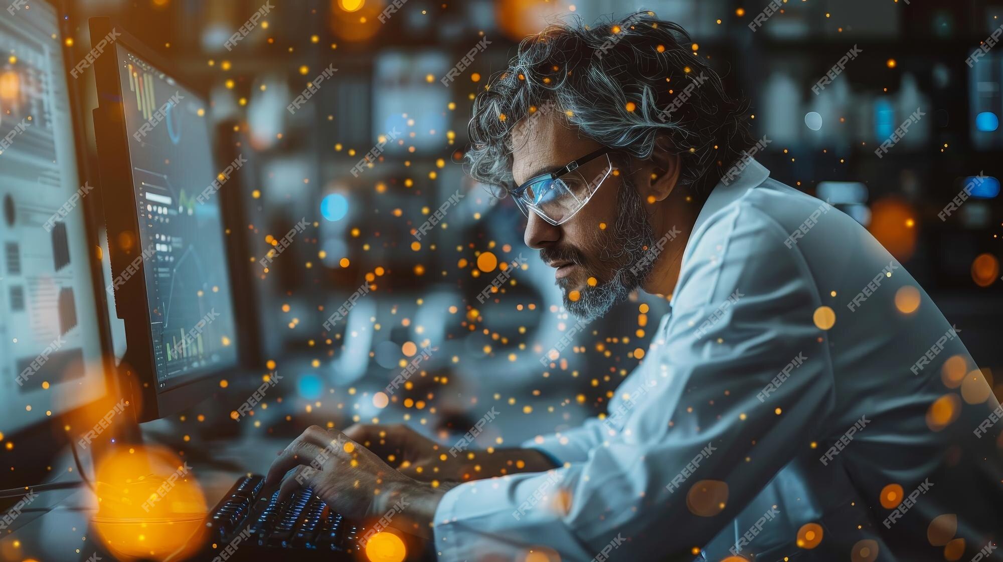 Premium Photo | A scientist with a passion for computing analysing and ... Premium Photo | A scientist with a passion for computing analysing and ...