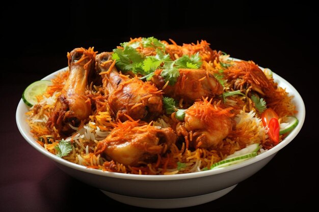 Scrumptious Nawabi Lucknowi Biryani View | Premium AI-generated image Scrumptious Nawabi Lucknowi Biryani View | Premium AI-generated image