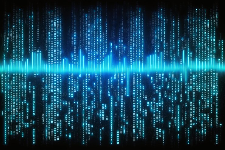 Premium Photo | Seamless abstract binary code computer programming big data