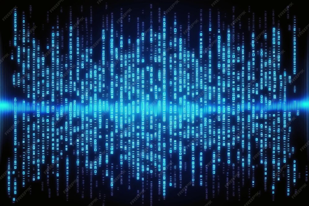 Premium Photo | Seamless abstract binary code computer programming big data