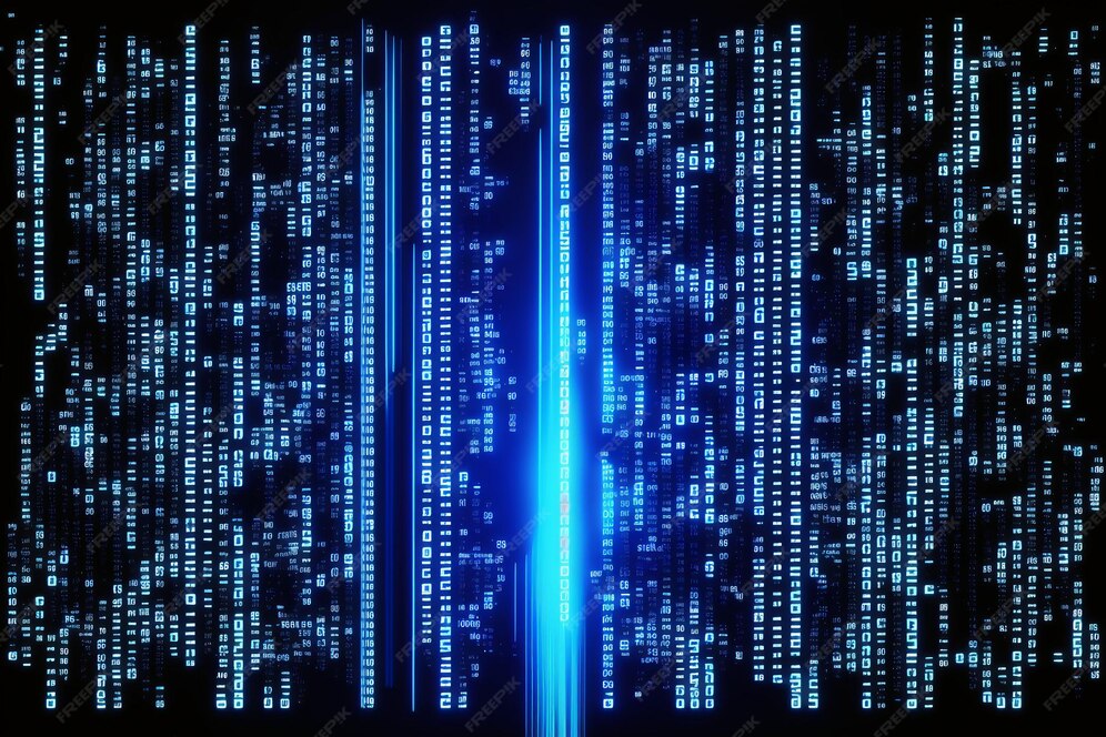 Premium Photo | Seamless abstract binary code computer programming big data