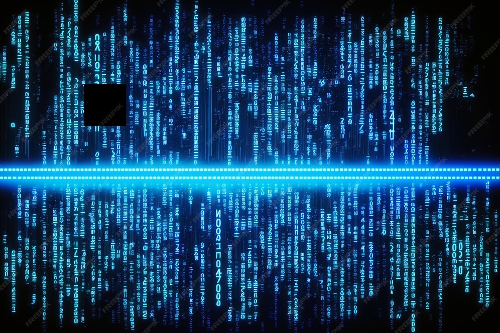 Premium Photo Seamless Abstract Binary Code Computer Programming Big Data